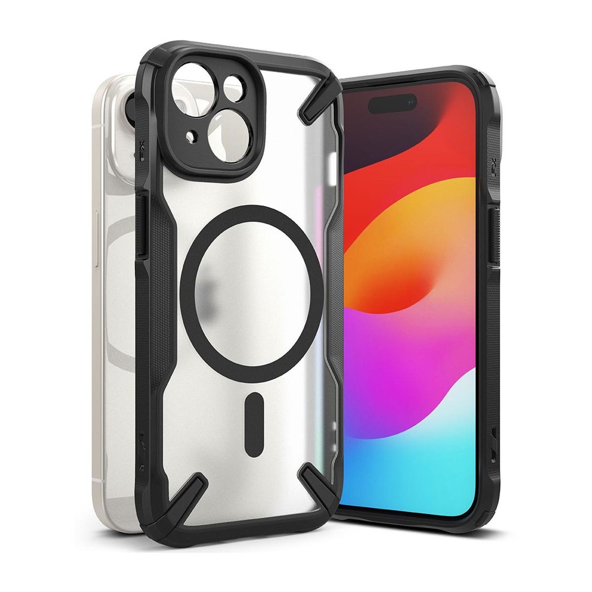 Ringke Fusion-X MagSafe iPhone 15 skal, Svart - Skärmskydd, Mobilskal ...